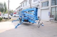 China Towable Cherry Picker Spider Lift Trailer Articulated For Aerial Work for sale