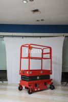 China Semi Electric Small Scissor Lift Table Platform 4.8M Narrow Aisle Capabilities for sale