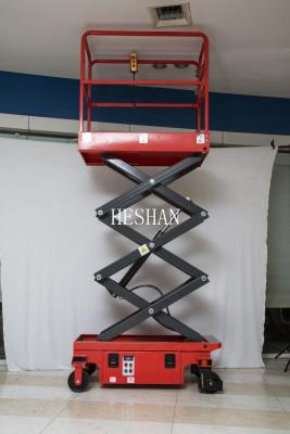China Narrow Aisle Hydraulic Portable Scissor Lift Platform 4.8M 300kg Load Capacity for sale