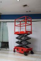 China Narrow Aisle Hydraulic Portable Scissor Lift Platform 4.8M 300kg Load Capacity for sale