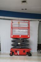 China Semi Electric Small Scissor Lift Table Platform 4.8M Narrow Aisle Capabilities for sale