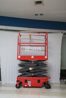 China Semi Electric Small Scissor Lift Table Platform 4.8M Narrow Aisle Capabilities for sale