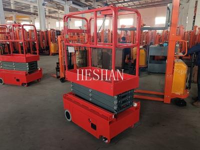 China 3M Upright Hydraulic Scissor Lift Full Auto 300kg Small Electric Scissor Lift for sale