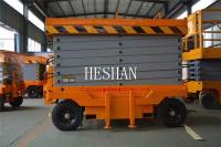 China Steel Portable Automotive Scissor Lift Hydraulic Electric Scaffold Lift for sale