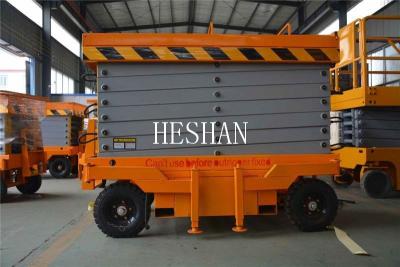 China Steel Portable Automotive Scissor Lift Hydraulic Electric Scaffold Lift for sale