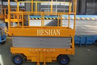 China 8m 10m 500Kgs Mobile Scissor Lift Automatic Electric Hydraulic Scissor Lift Table for sale