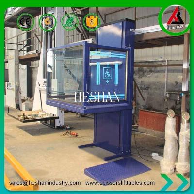 China Small Home Vertical Wheelchair Lift Elevtor Hydraulic Disabled Platform Lift for sale