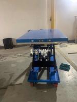 China Hydraulic Mobile Platform Electric Movable Scissor Lift Table With Wheels for sale