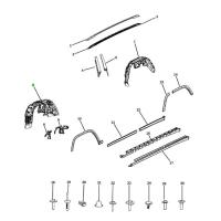 China FARPREEY 68376704AD 68376705AD Right/Left Front Fender Liner, Suitable for Jeep Grand Cherokee 2021-2023 for sale
