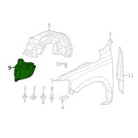 China 2021-2023 RAM 1500 Front Fender Liners 2PCS L/R | FARPREEY for sale