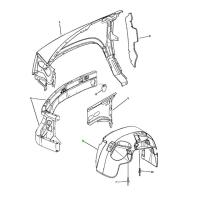 China FARPREEY 55077712AE 713AE Two-Piece Kit Front Fender Liners (Left and Right) for 2005-2011 Dodge Dakota RAM Laramie for sale