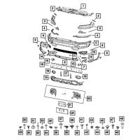 China FARPREEY 68443479AC 68443478AC Left and Right Side Fascia Brackets for 2021-2024 Dodge Ram 1500 for sale