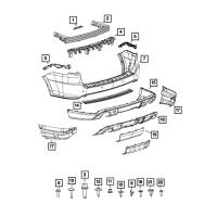 China FARPREEY 5113690AA Rear Bumper Steps for 2011-2025 Dodge Durango for sale