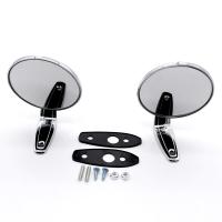 China 2802834 2802710 3685955 Pair (2) Chrome Door Mirrors Outdoor Outside Mirrors for 1966 - 1975 Mopar-Dodge for sale