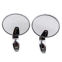 China 2802834 2802710 3685955 Pair (2) Chrome Door Mirrors Outdoor Outside Mirrors for 1966 - 1975 Mopar-Dodge for sale