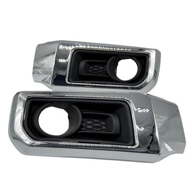 China FARPREEY 53124-35010 53123-35020 Left and Right Pair of Fog Light Sockets Chrome Silver for 2014-2021Toyota 4Runner for sale