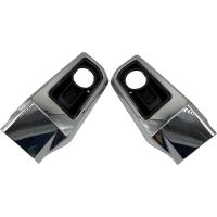 China FARPREEY 53124-35010 53123-35020 Left and Right Pair of Fog Light Sockets Chrome Silver for 2014-2021Toyota 4Runner for sale