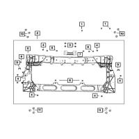 China FARPREEY 68563708AA Tank Frame for 2023-2024 Jeep Grand Wagoneer  Wrangler for sale