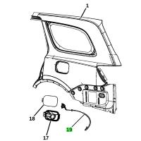 China FARPREEY 86104859AA 68148795AF 68140743AC Without Cable Fuel tank Door Lock Actuator for Jeep Cherokee Dodge Durango 2014-2020 for sale