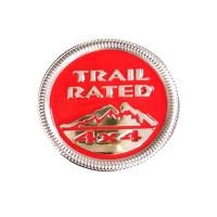 China Metal Car Badges Emblems Round Emblem Decals for Jeep Wrangler Vehicles and Trucks Automotive Badge Car Stickers for sale