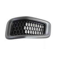 China Gray + Black Front Upper Outer Grille Insert Accessory for Jeep Cherokee 2014-2018 Car Replacement Parts 6CY39XS9AC 5RB21XS9AB for sale