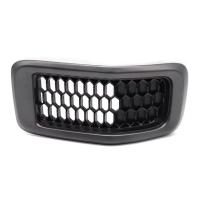 China Gray + Black Front Upper Outer Grille Insert Accessory for Jeep Cherokee 2014-2018 Car Replacement Parts 6CY39XS9AC 5RB21XS9AB for sale
