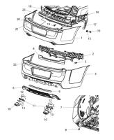 China For 2011-2014 Chrysler 300 Rear Fascia Strip 68127952AC Brand FARPREEY for sale