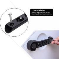 China FARPREEY Aluminum Alloy Armrest Interior Trim Cover and Exterior Door Handle Trim Kit (Black) for Jeep Wrangler JK 2007-2018 for sale