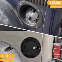 China FARPREEY Fuel Tank Cap Lock Fuel Filler Door Cover Suitable for 2007-2017 Jeep Wrangler JK TJ for sale