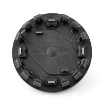 China FARPREEY Diameter 63mm 4-Piece Set 6CZ27RXFAA Bright Black Chrome Stripe Wheel Center Caps For2017-2023 Dodge Challenger for sale