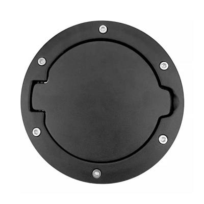 China Aluminum Gas Cap Cover ABS Base Fits 2007-2018 Jeep Wrangler JK and Unlimited for sale