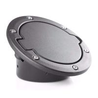 China Aluminum Gas Cap Cover ABS Base Fits 2007-2018 Jeep Wrangler JK and Unlimited for sale