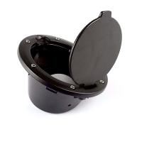 China Aluminum Gas Cap Cover ABS Base Fits 2007-2018 Jeep Wrangler JK and Unlimited for sale