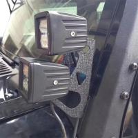 China Windshield Bracket LED for Jeep Wrangler JK 2007-2018 4X4 Off-Road Accessories Work Light Mounting Bracket for sale