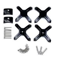 China Universal Round Bull Bar X-Fixture Headlight Mounting Bracket for Off-Road Spotlight Holding LED Light Bar 2-3 in for sale
