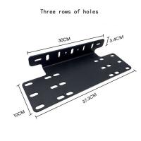 China Universal License Plate Mounting Bracket for Off-Road Trucks LED Work Light Mounting Bracket Easy to Install Brand FARPREEY for sale