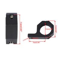 China Off-Road SUV Round Tube Tube Clamp Mounting Bracket Saudi Vehicle Motorcycle LED Retrofit Light Bracket 2 Pcs/set 1.0 1.25 2 Inc for sale