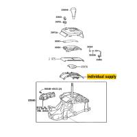 China FARPREEY 33560-12090 Independent Supply Part Gear Shift Mechanism Dust Cover Suitable for 2003-2017 Toyota Corolla. for sale