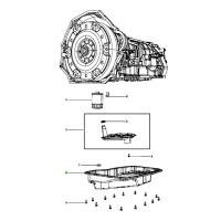 China Transmission Oil Pan 5013681AA for 2000-2010 Dodge Dakota Durango Ram 1500 Ram 2500 Jeep Grand Cherokee Liberty Brand FARPREEY for sale