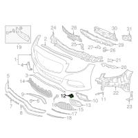 China FARPREEY 2058840074 Radar Dome Rear Bumper Radar Cover  Radar Cover for 2015-2022 Mercedes-Benz CLS E GLA GLC GLE GLS for sale