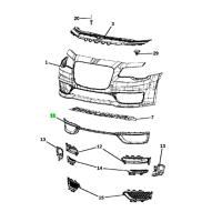 China FARPREEY 5RW99TZZAA CH1044139 Front Bumper Panel Trim Strip for Chrysler 300C 2015-2022 for sale