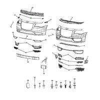 China Bumper Bracket 57010744AF 57010745AF for 2011-2023 CHRYSLER 300 Brand FARPREEY for sale