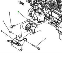 China FARPREEY 52058936AC Engine Mount Right for 2001-2005 Jeep GRAND CHEROKEE for sale