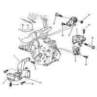 China FARPREEY 5281314AB Motor Mount Is Suitable for 1996-2000 Chrysler Caravan Voyager and Town & Country Limited Models for sale
