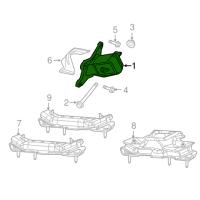 China FARPREEY 52059943AE Left Engine Mount for 2009-2011 Jeep Wrangler Models. for sale