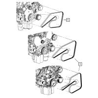 China FARPREEY New 6PK2100 04627031AA Engine Belt 2011-2015 for Chrysler 300C for Dodge Challenger Durango for JEEP for for sale