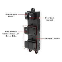 China FARPREEY 25401-ED500 Master Driver Left Side Power Window Control Switch for 2007-2010 Nissan Tiida for sale