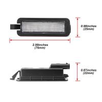 China FARPREEY Genuine OE 68582284AA Rear License Plate Lens LED Light for Chrysler 300 Ram1500 Dodge Charger Challenger 2015-2025 for sale