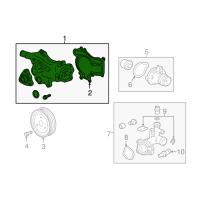 China FARPREEY 55486342 55587345 1334128 55579016 Water Pump Suitable for Chevrolet Opel and Vauxhall for sale