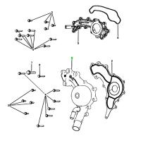 China FARPREEY 5184498AI an AW6169 Water Pump with Gasket for Chrysler Dodge Jeep Ram 3.6L 2011-2023 for sale